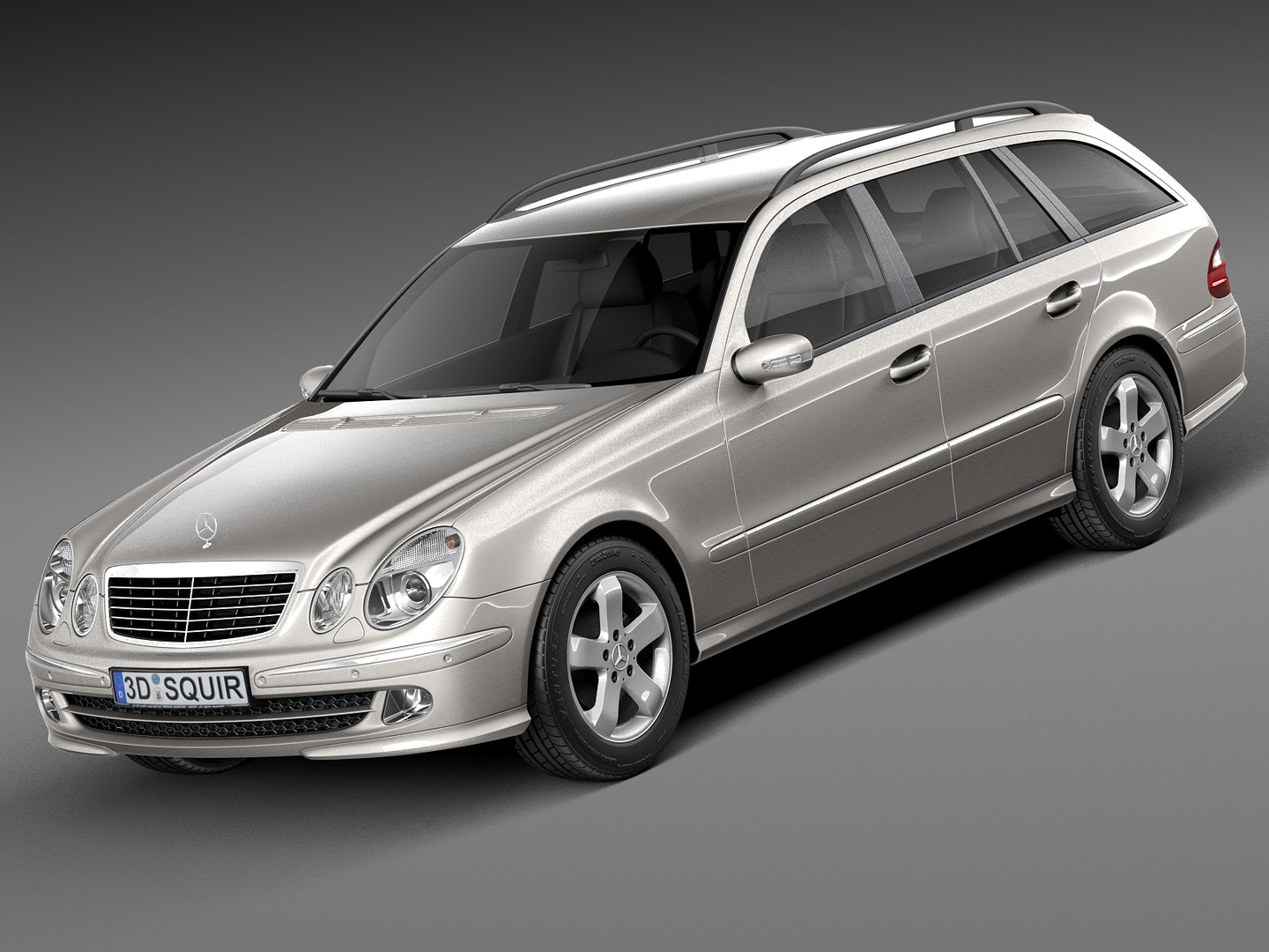 3d model mercedes mercedes-benz estate