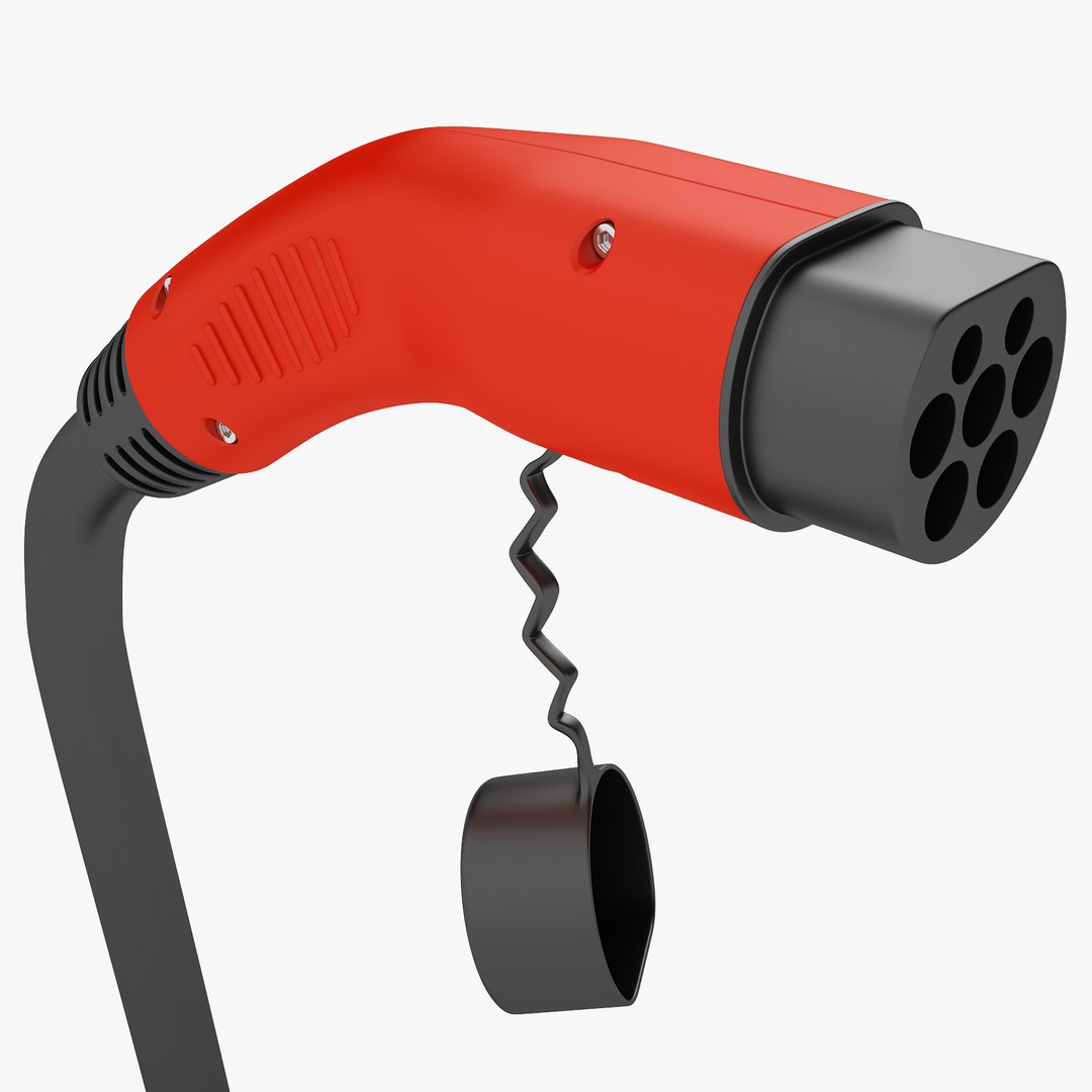 Ev charging plug 3D model - TurboSquid 1707043
