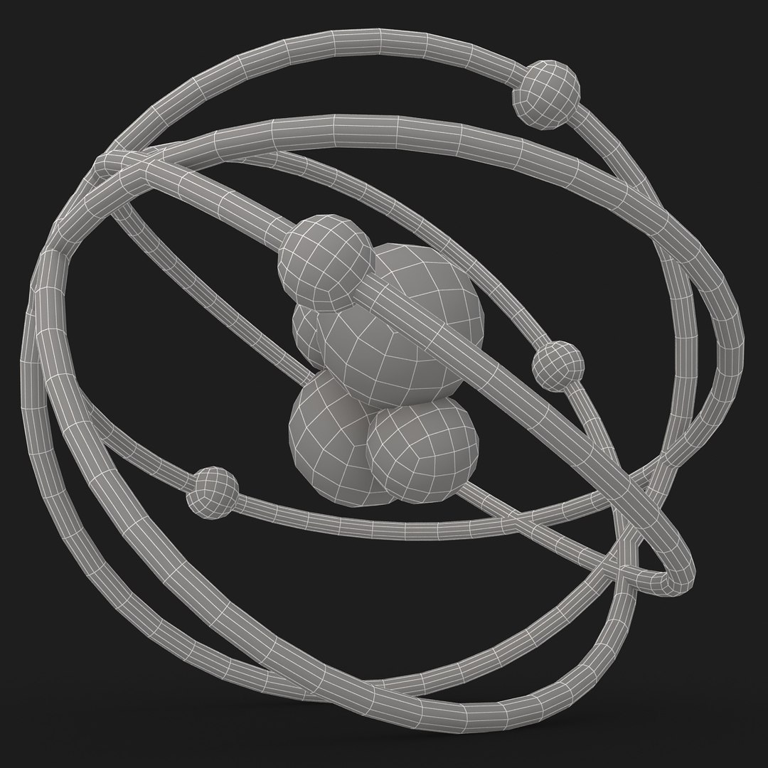 3d Model Atom 1