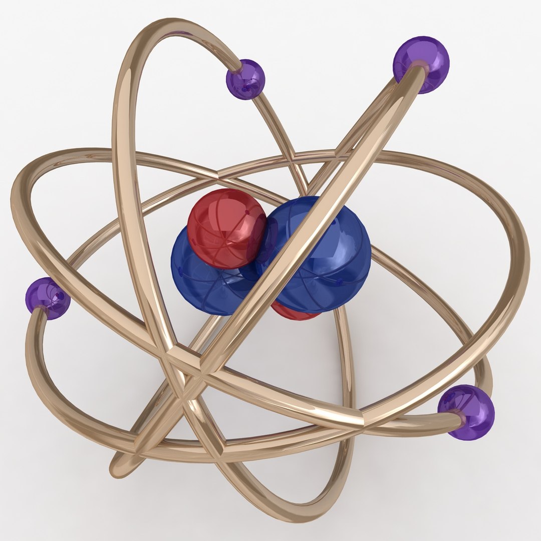 3d Model Atom 1