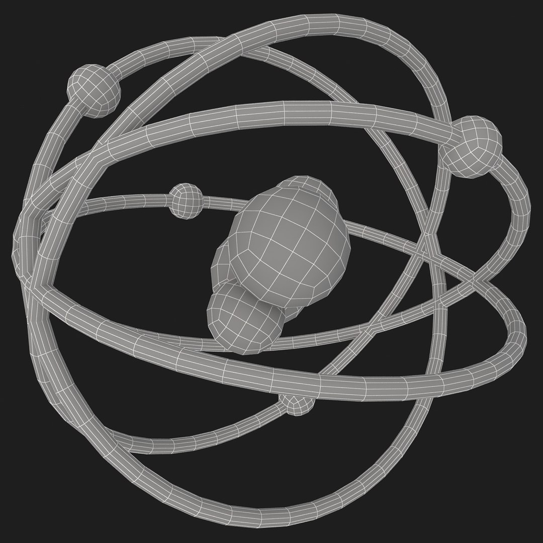 3d Model Atom 1