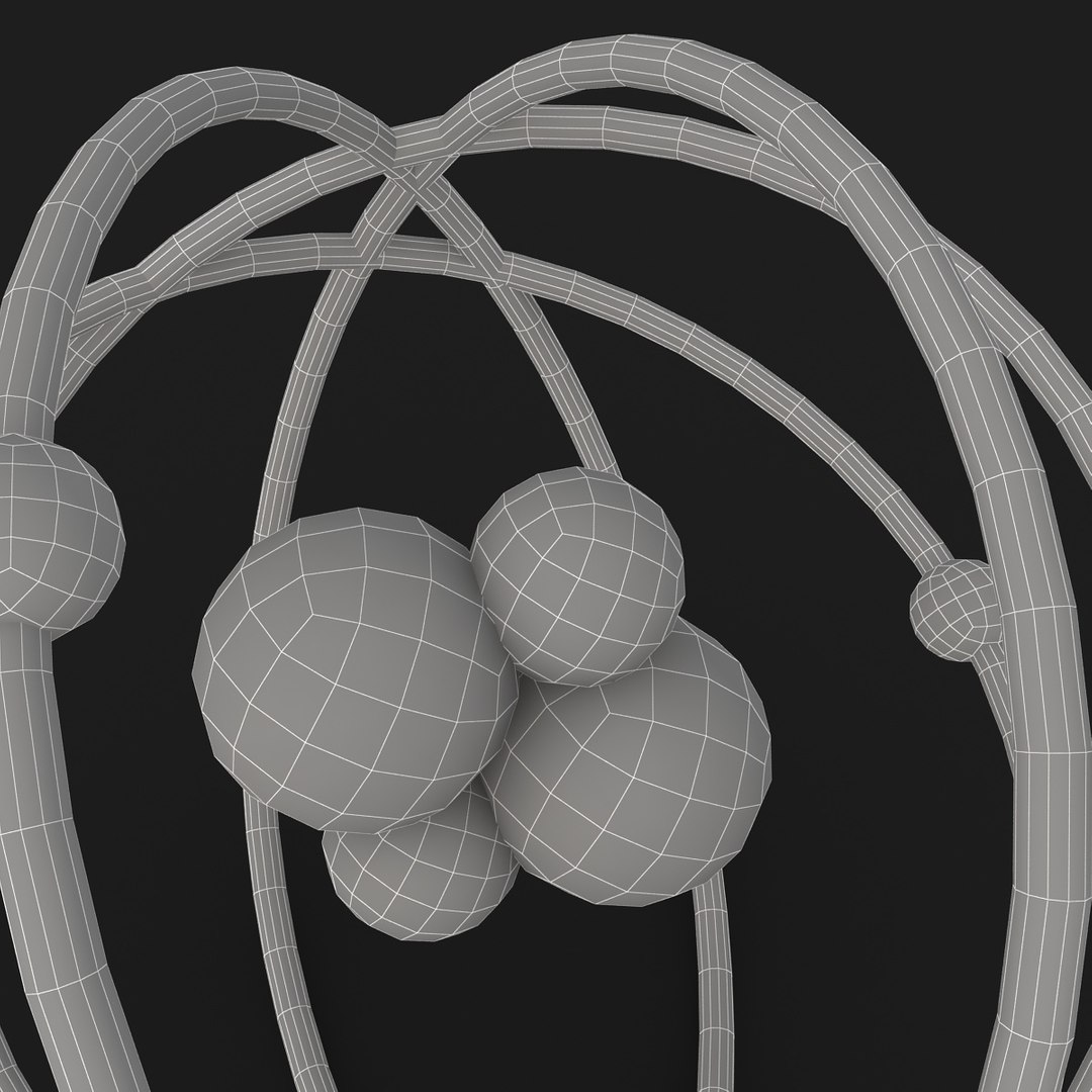 3d Model Atom 1
