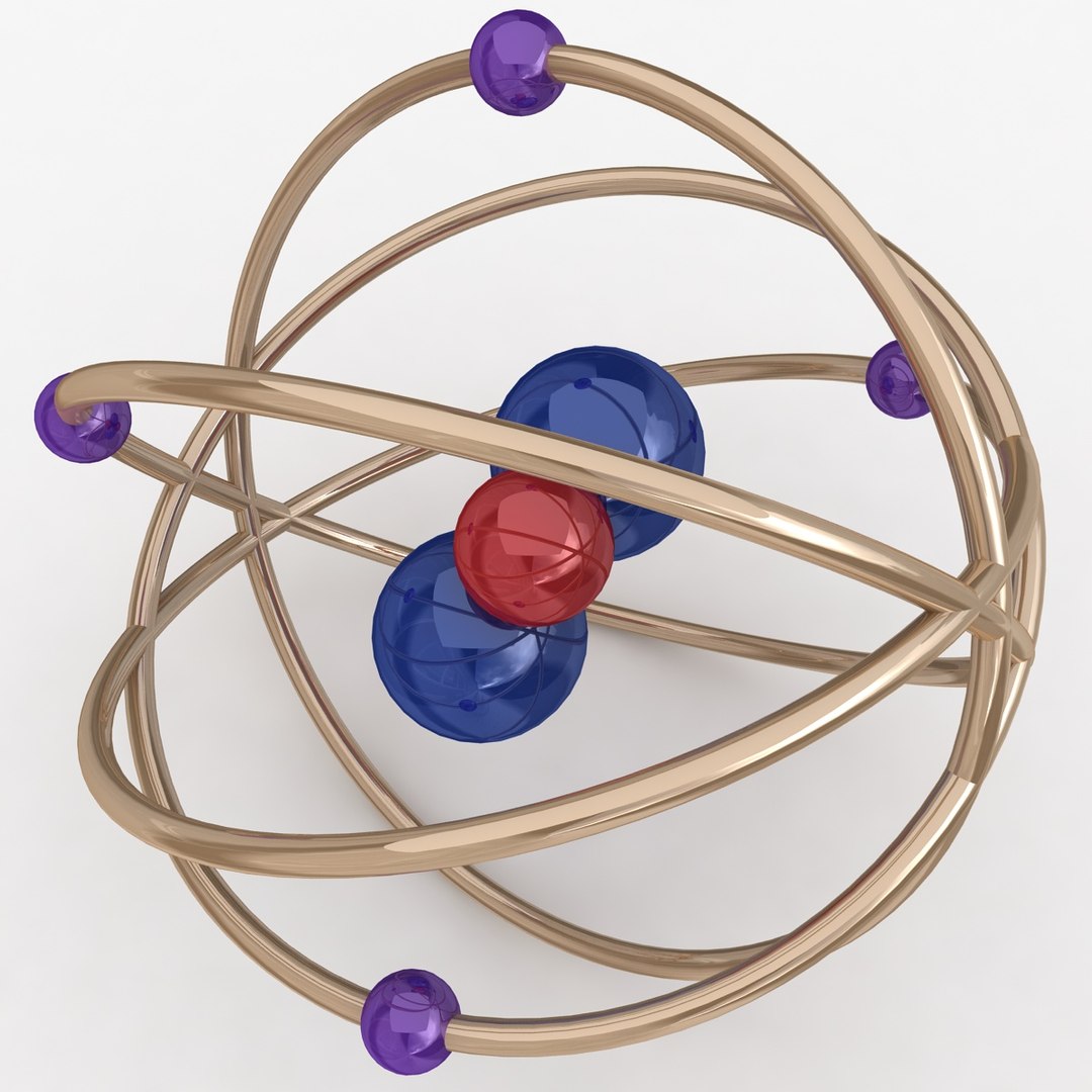 3d Model Atom 1