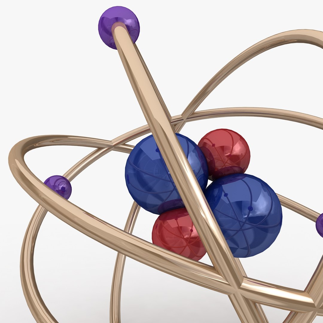 3d Model Atom 1