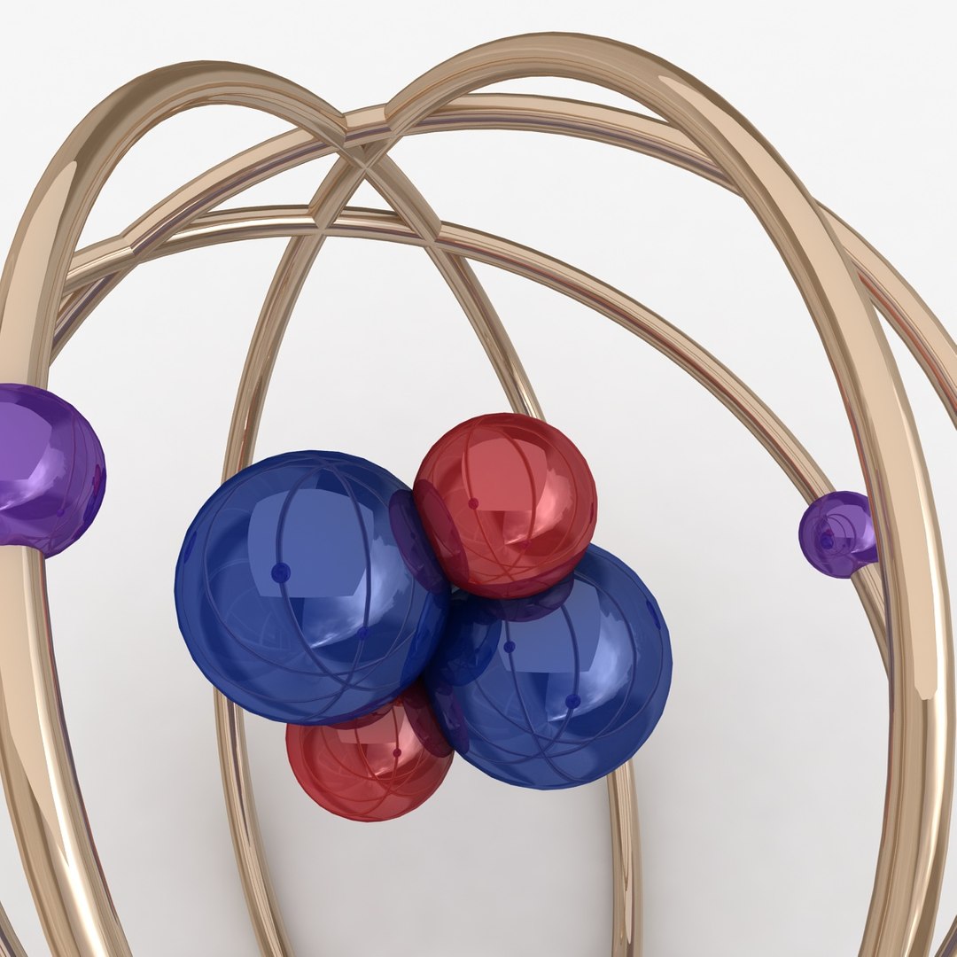 3d Model Atom 1