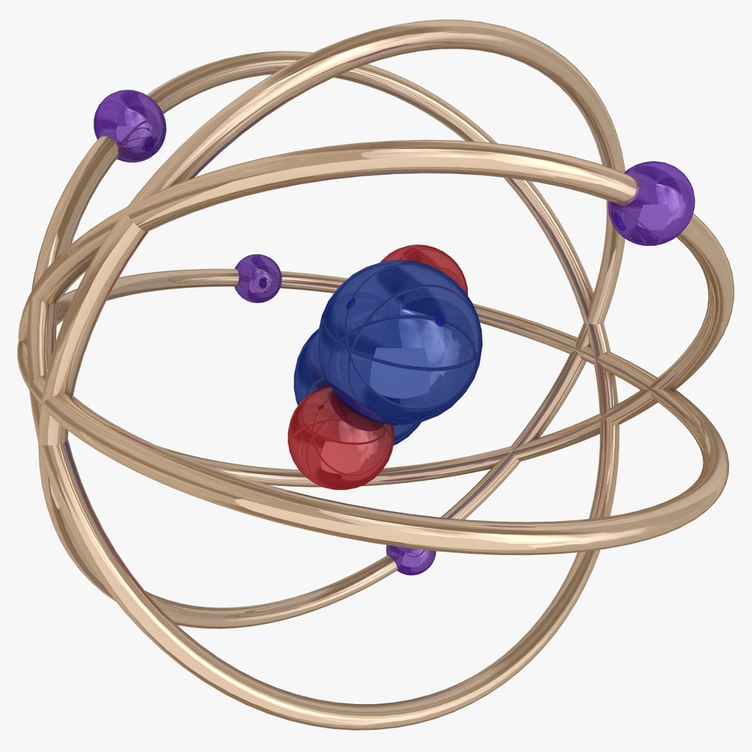 3d Model Atom 1