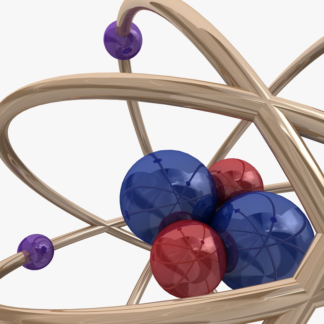 3d Model Atom 1