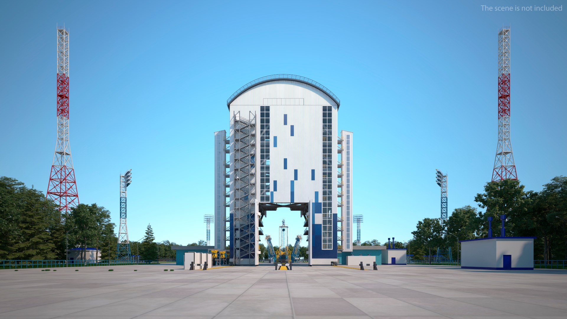 Vostochny Cosmodrome Russian Spaceport 3D model - TurboSquid 1808178