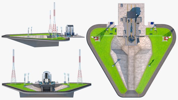 Vostochny Cosmodrome Russian Spaceport 3D model - TurboSquid 1808178