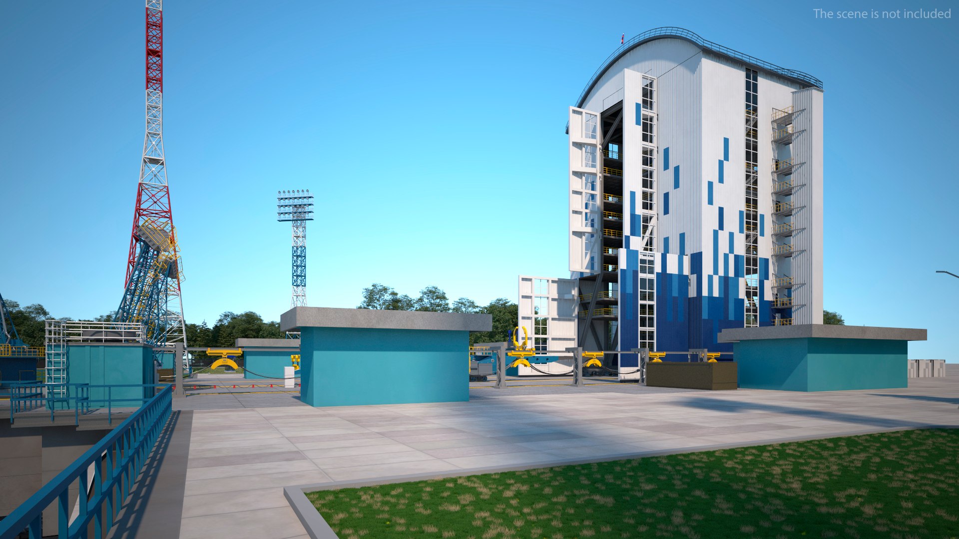 Vostochny Cosmodrome Russian Spaceport 3D model - TurboSquid 1808178