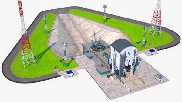 Vostochny Cosmodrome Russian Spaceport 3D model - TurboSquid 1808178