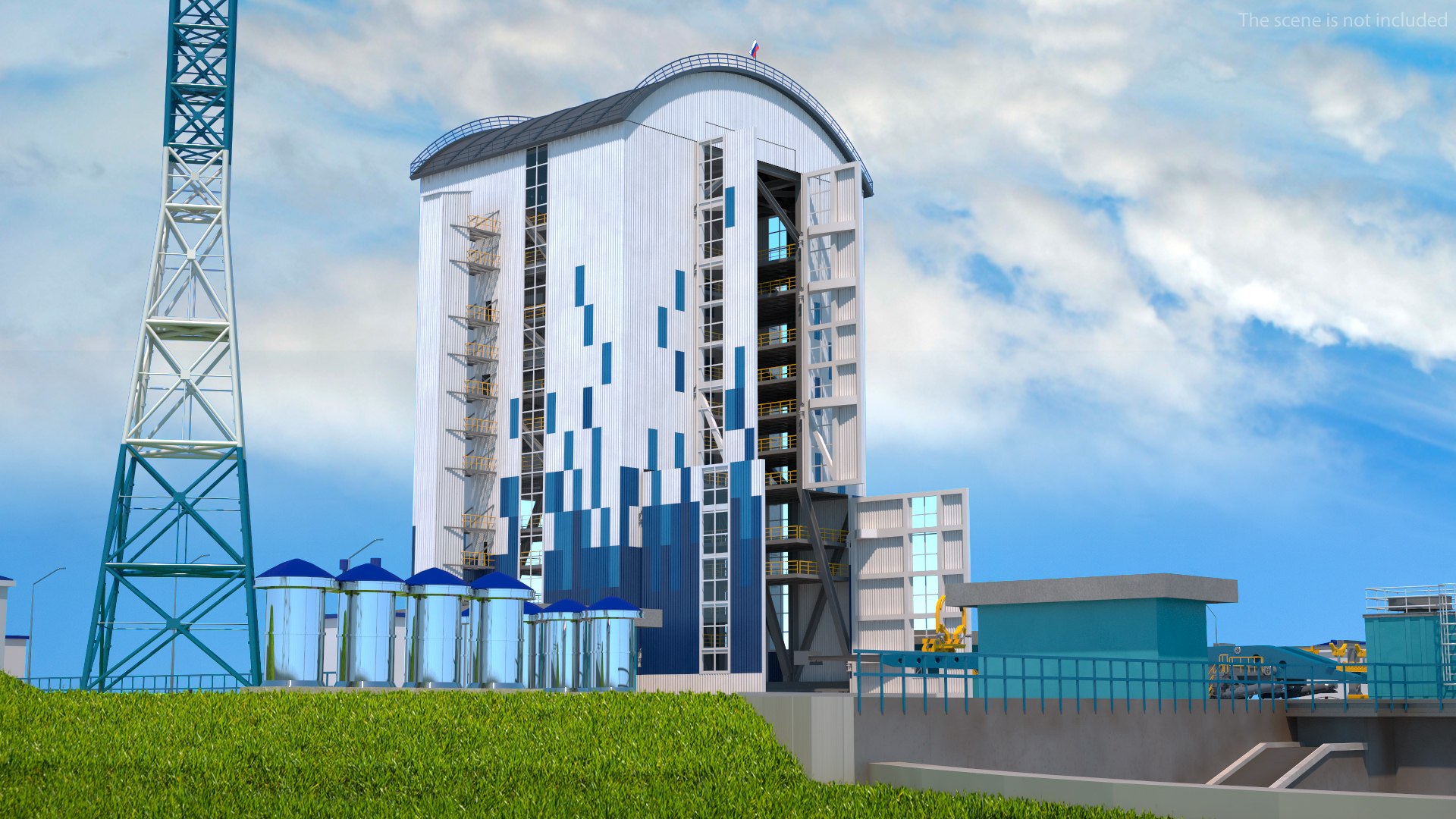 Vostochny Cosmodrome Russian Spaceport 3D model - TurboSquid 1808178