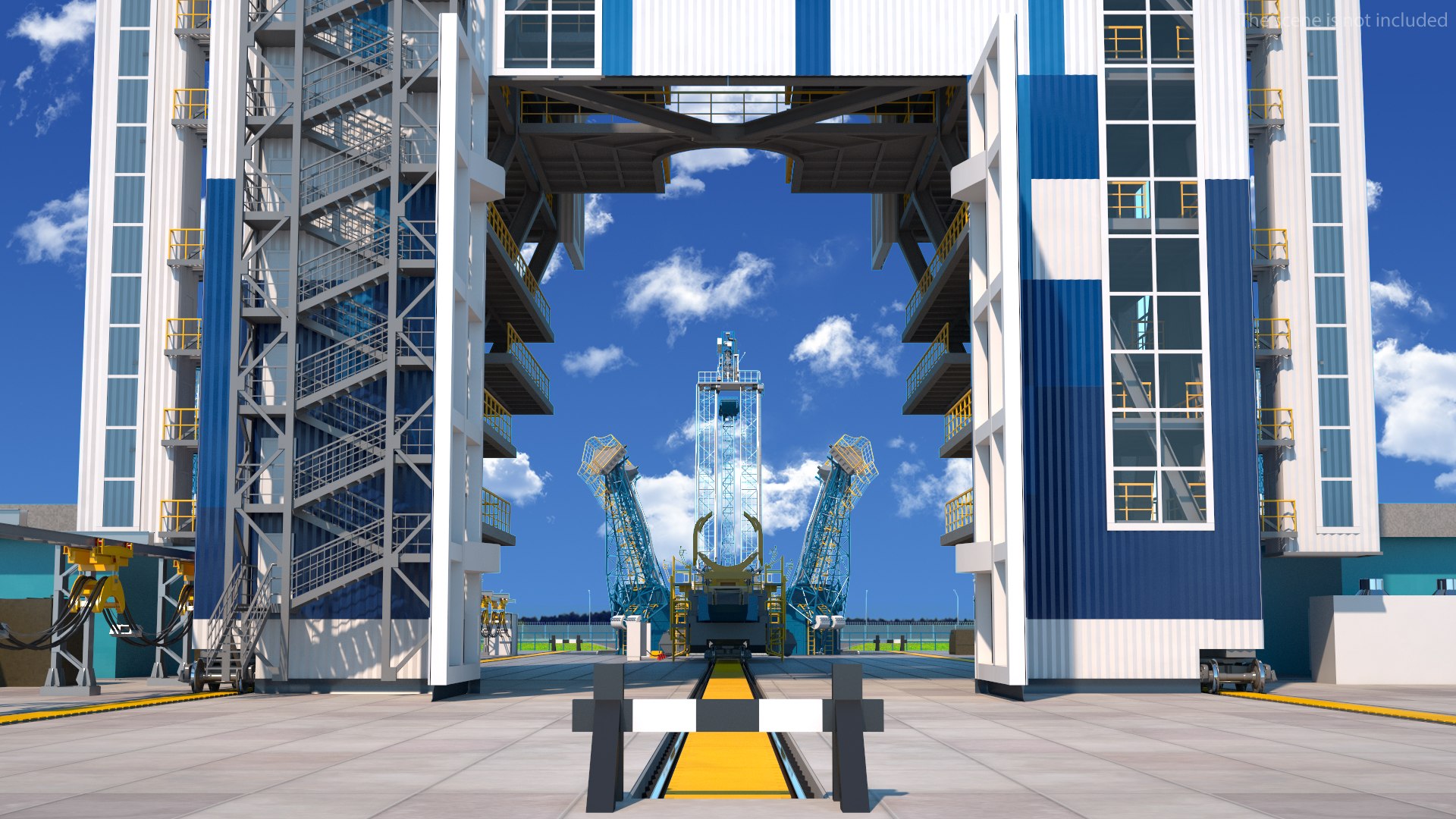 Vostochny Cosmodrome Russian Spaceport 3D model - TurboSquid 1808178