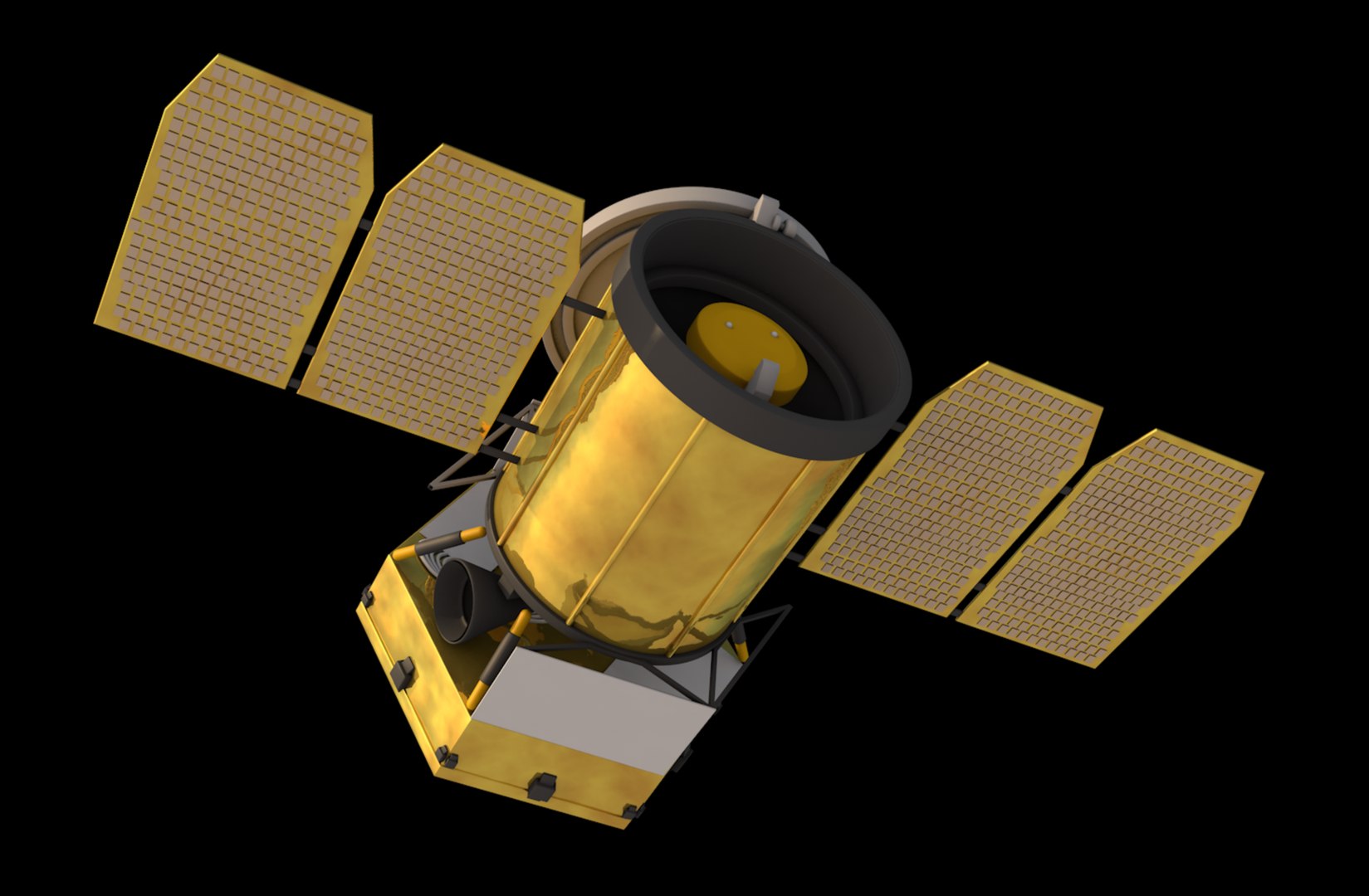 Space Satellite 3D Model - TurboSquid 1654141
