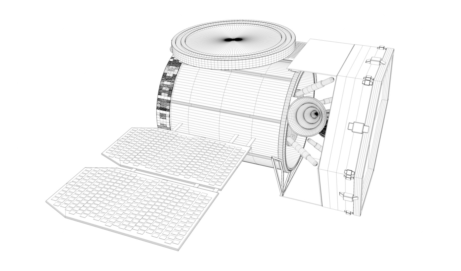 Space Satellite 3D Model - TurboSquid 1654141