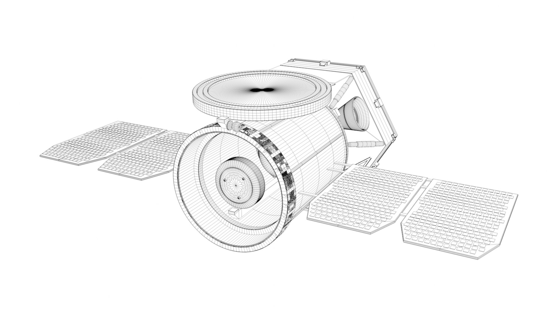 Space Satellite 3D Model - TurboSquid 1654141