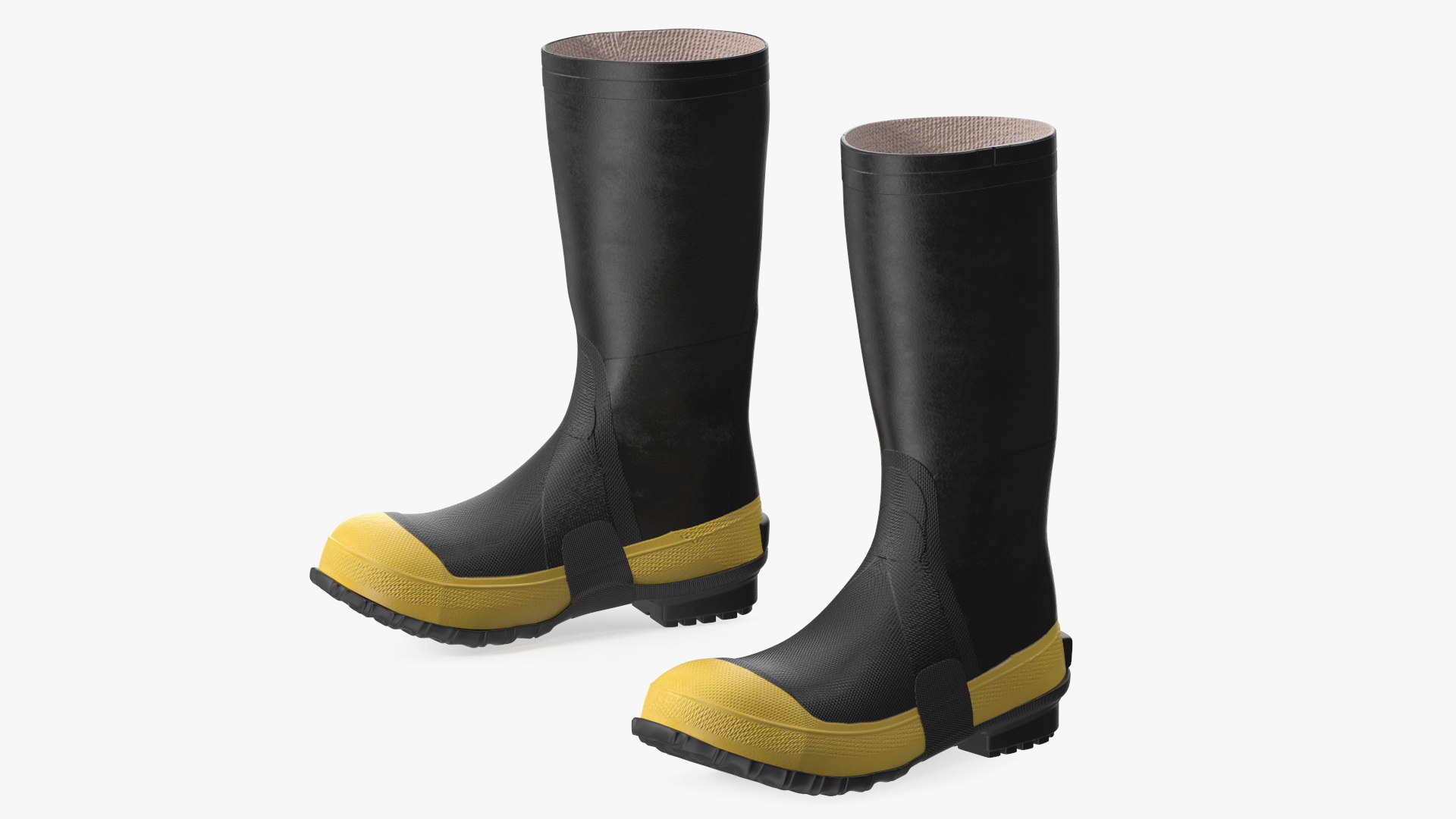 3D Waterproof Rubber Boots For Work Model - TurboSquid 1819228