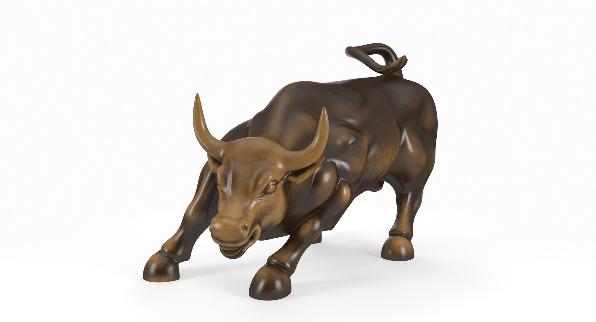Wall Street Bull Statue 3D Model - TurboSquid 1273981