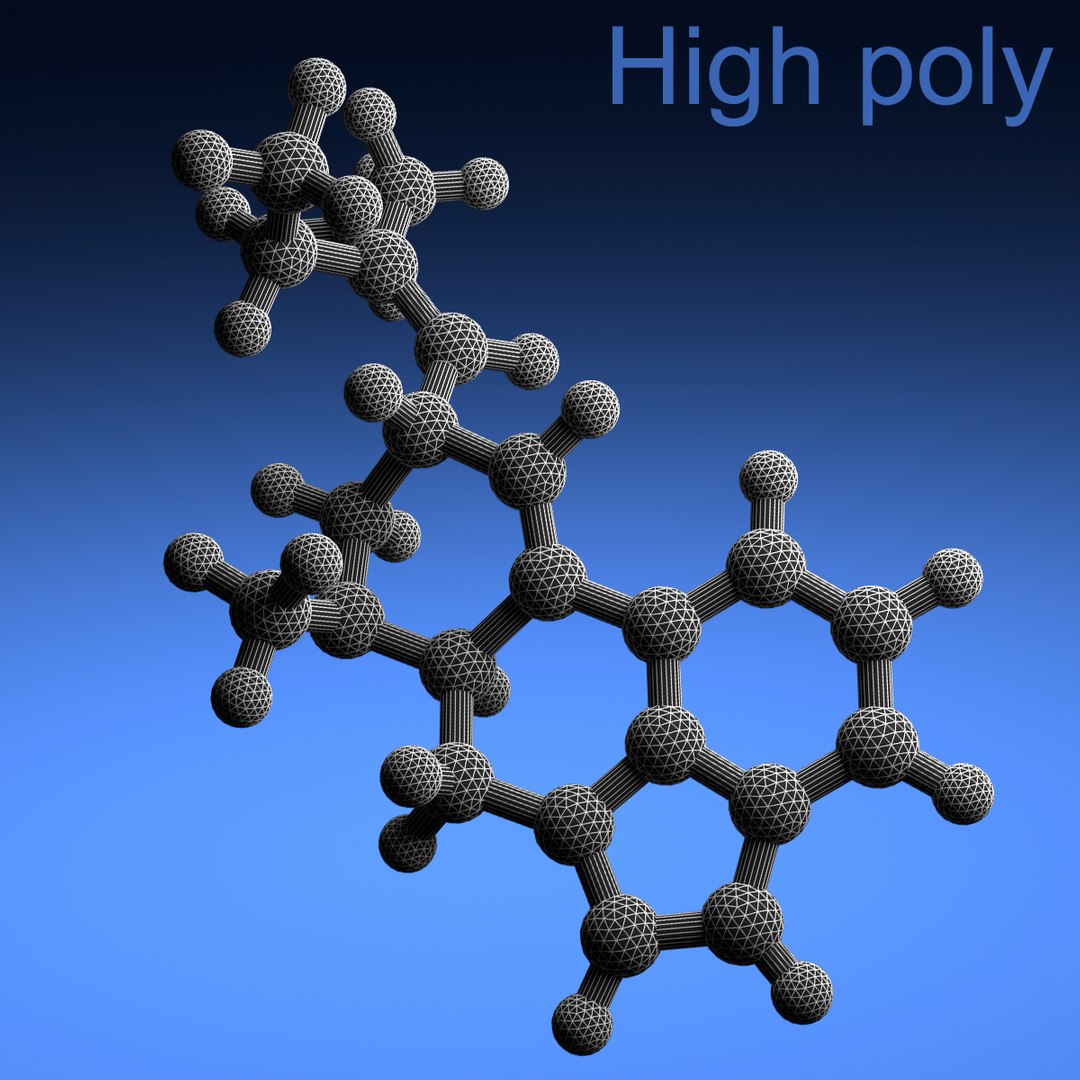 Molecule Lsd 3D Model - TurboSquid 1328916