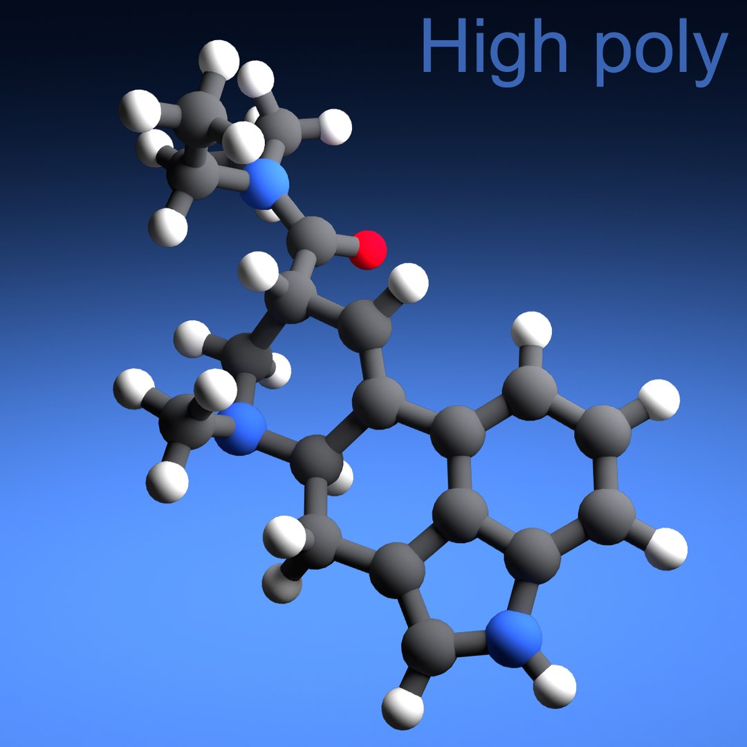 Molecule Lsd 3D Model - TurboSquid 1328916