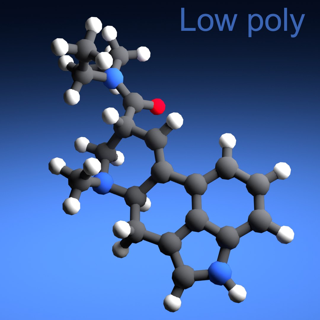 Molecule Lsd 3D Model - TurboSquid 1328916