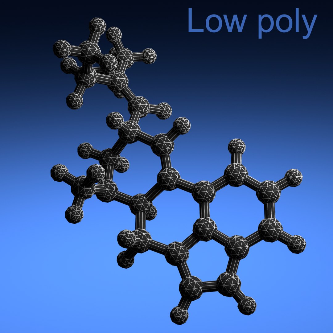 Molecule Lsd 3D Model - TurboSquid 1328916
