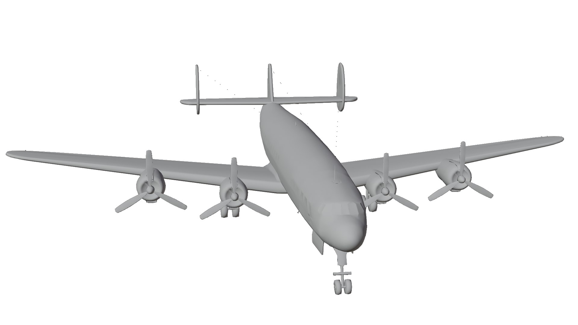 3D Lockheed L1049 - TurboSquid 2256186