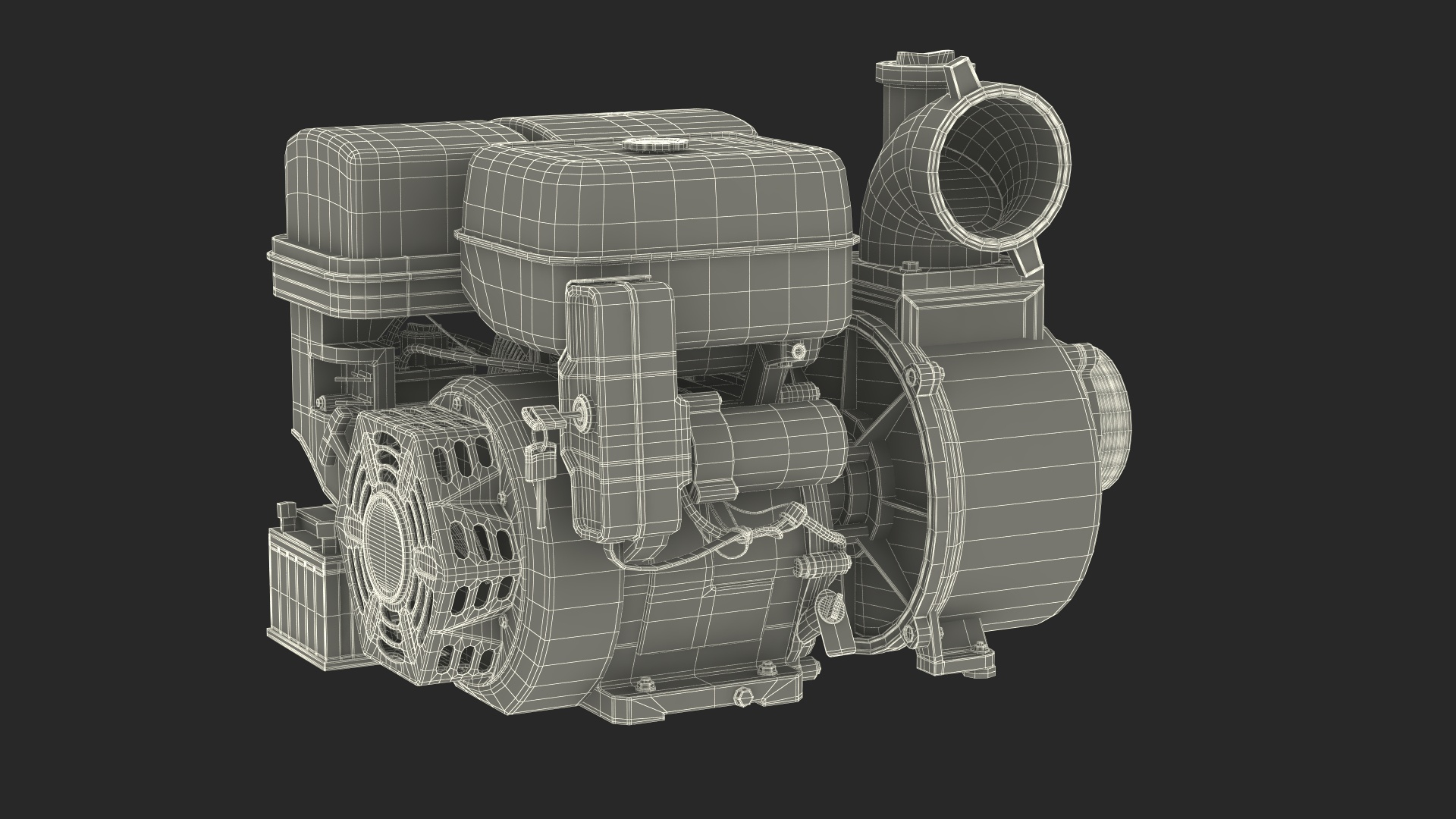 Water Transfer Pump Model - TurboSquid 2237767