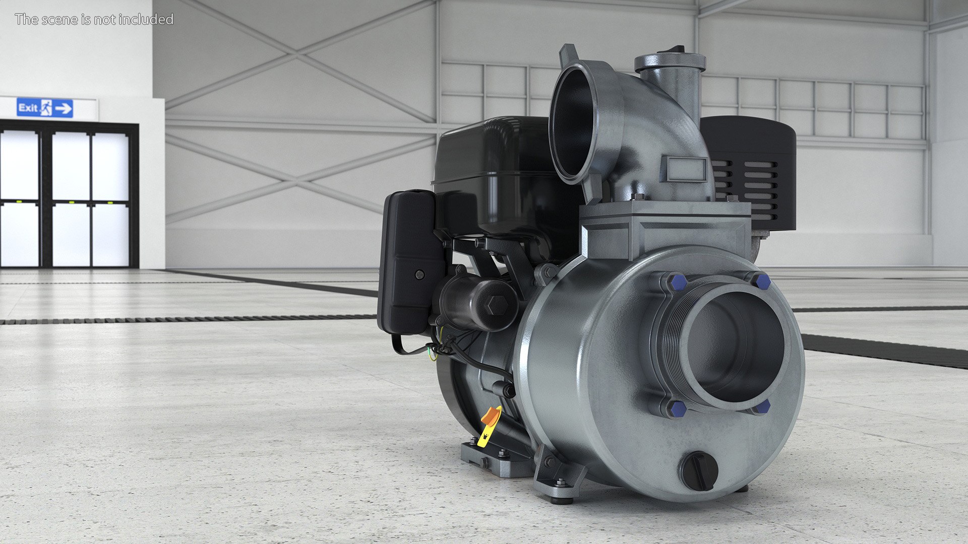 Water Transfer Pump Model - TurboSquid 2237767