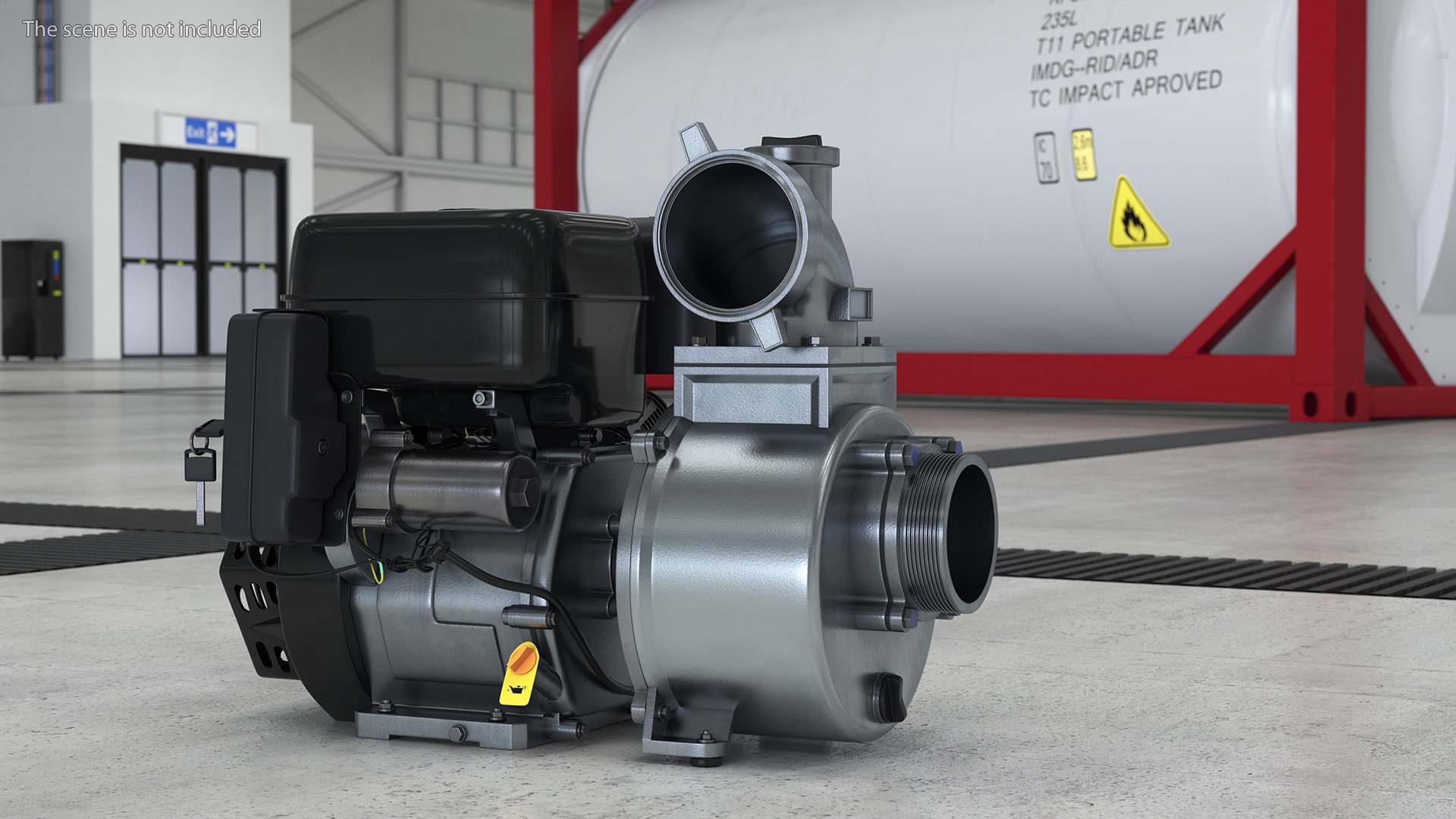 Water Transfer Pump Model - TurboSquid 2237767