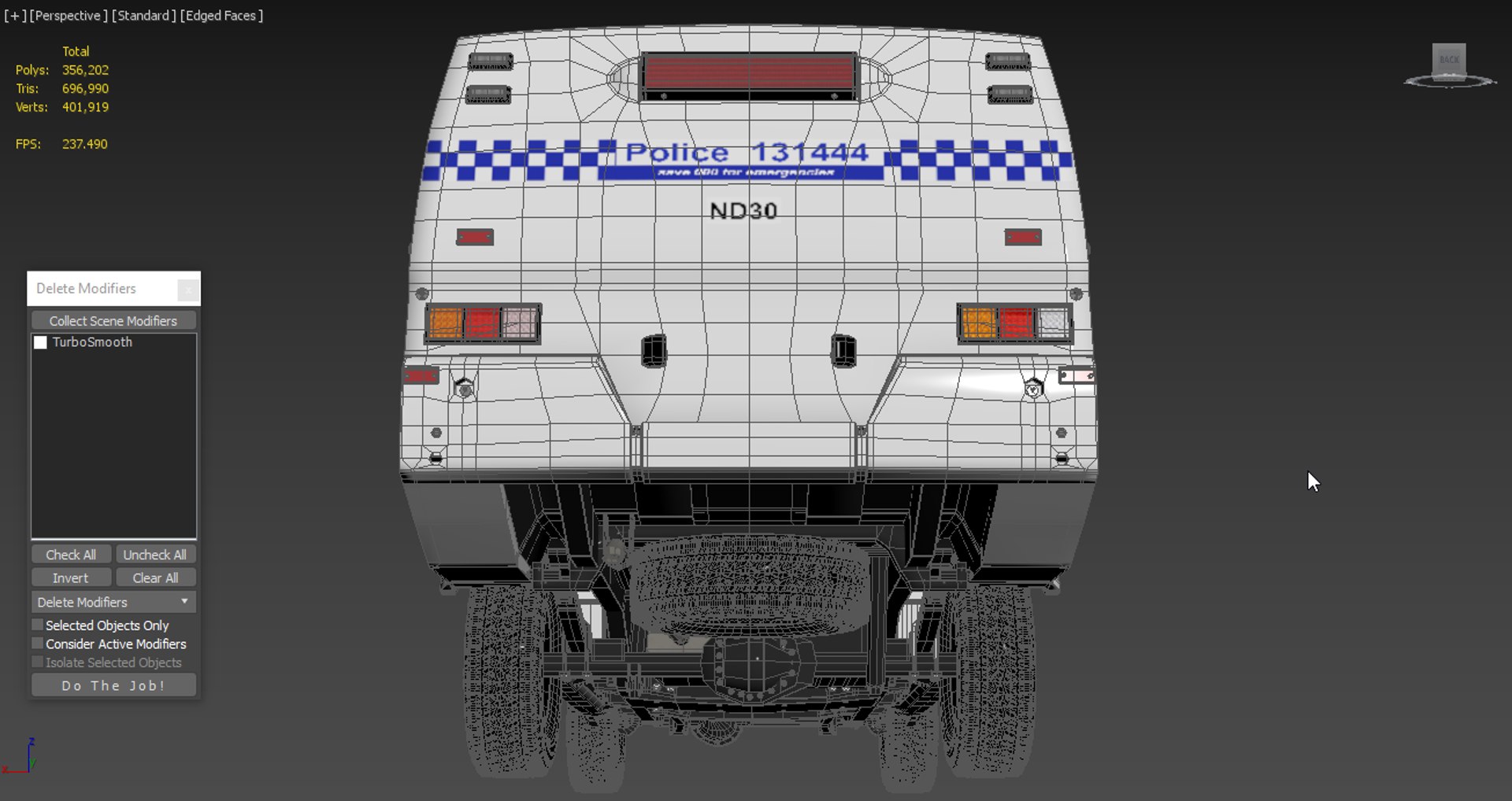 Police Paddy Wagon Dodge RAM 1500 Police Van 3D Model - TurboSquid 2078573