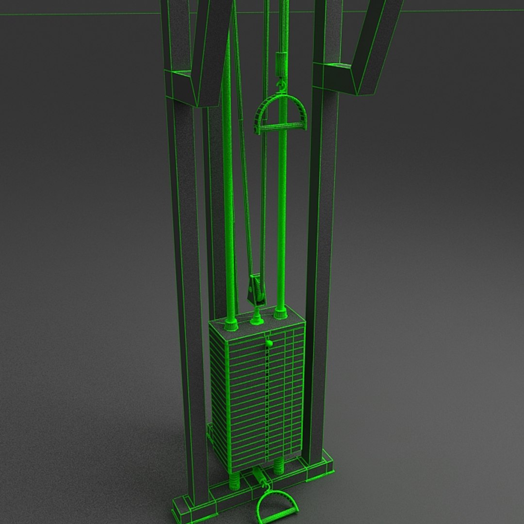 3d Cable Cross Model