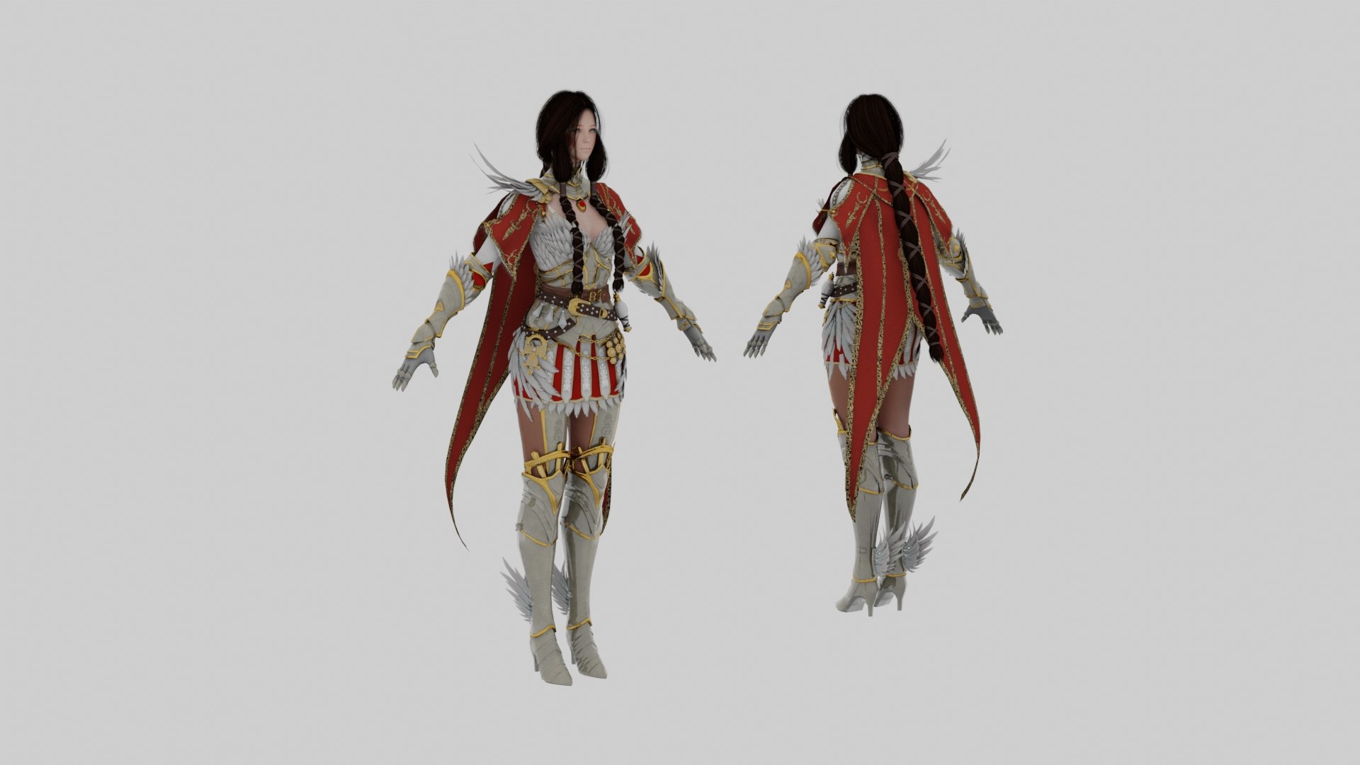 3D Valkyrie Warrior - TurboSquid 2081222