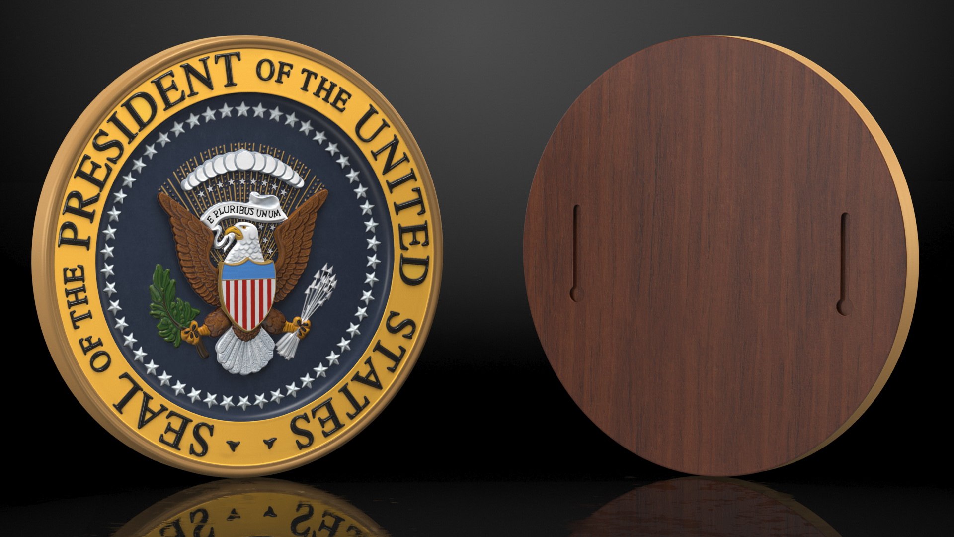 US Presidential Seal 3D Model - TurboSquid 1820889