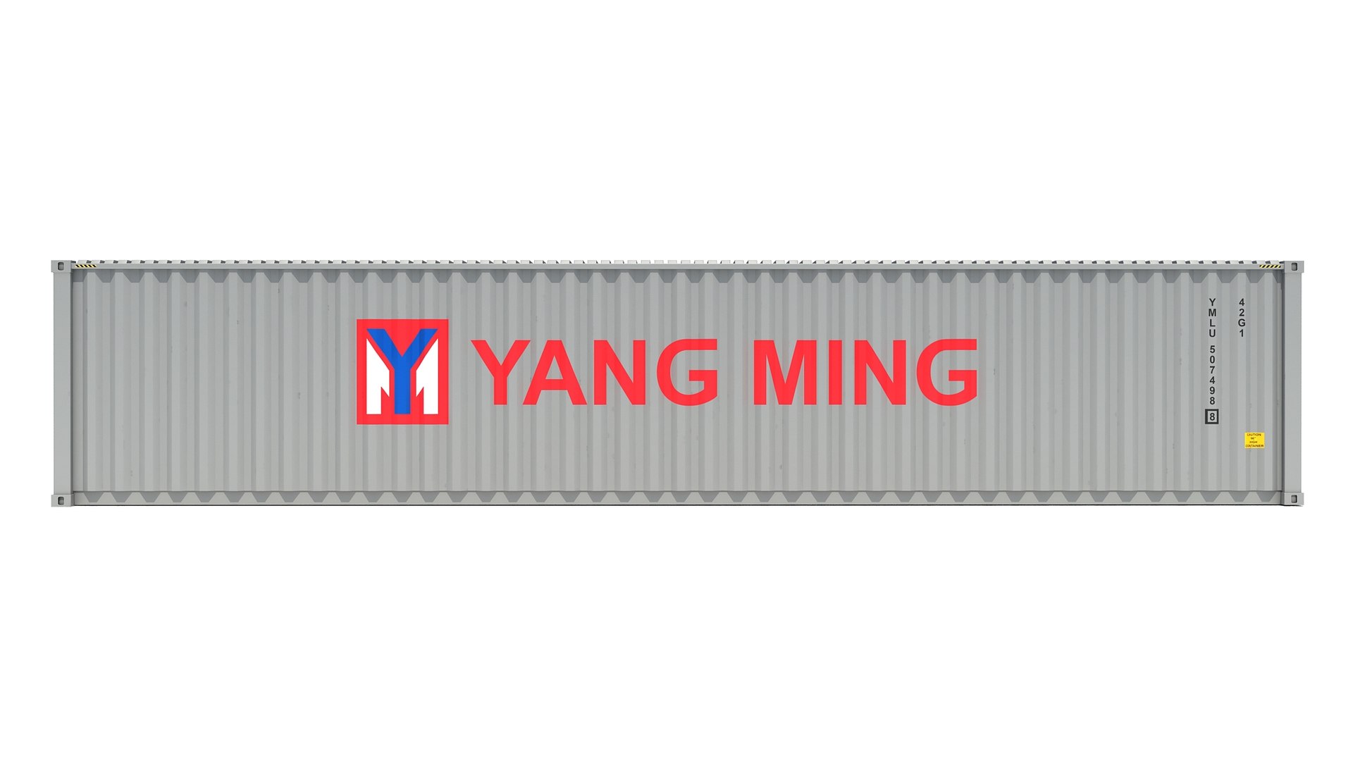 Shipping Container Yang Ming Model - TurboSquid 1615998
