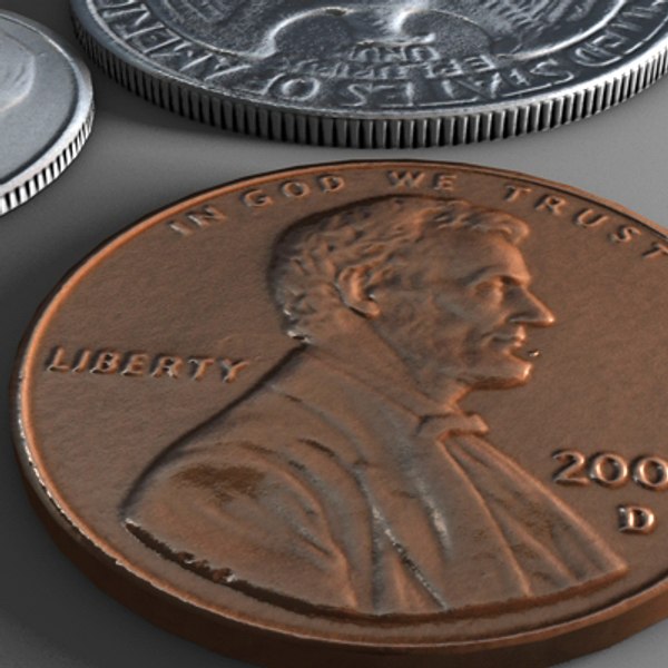 c4d photo realistic coins