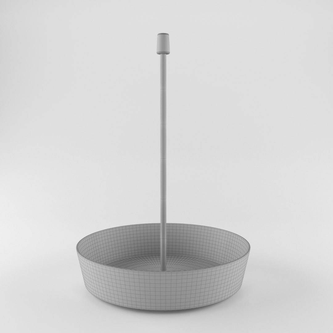 dining table housewares set 3d model