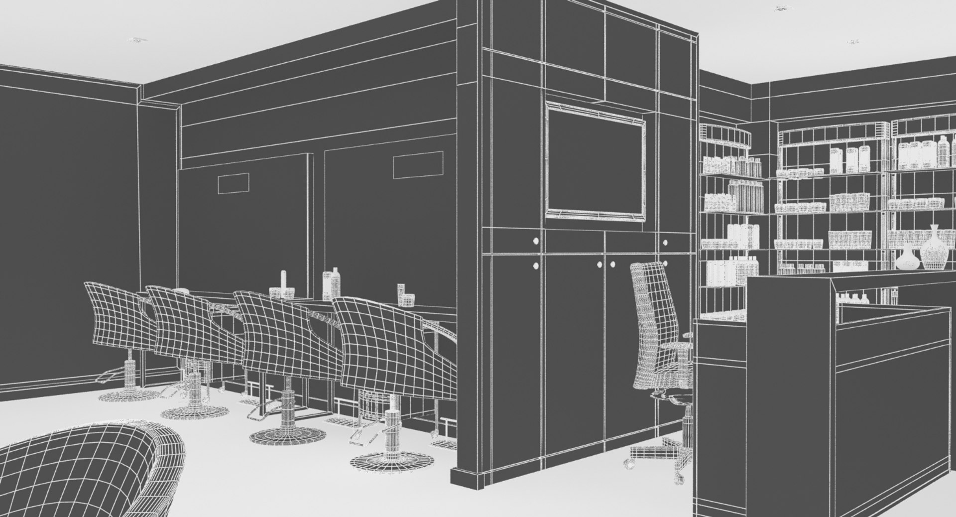 Beauty Salon 3D Model - TurboSquid 1163288