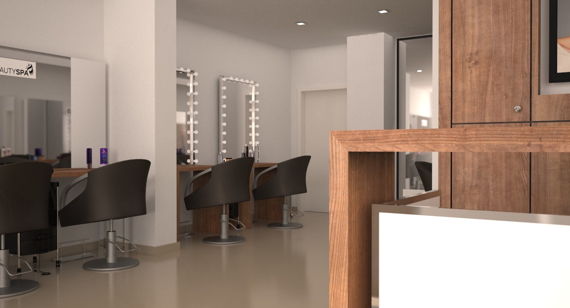 Beauty Salon 3D Model - TurboSquid 1163288