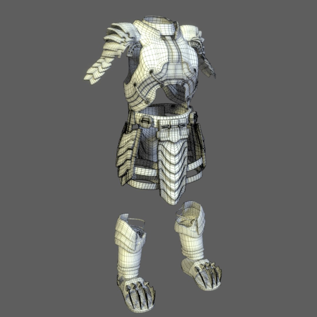 Knight Armor 3d Model