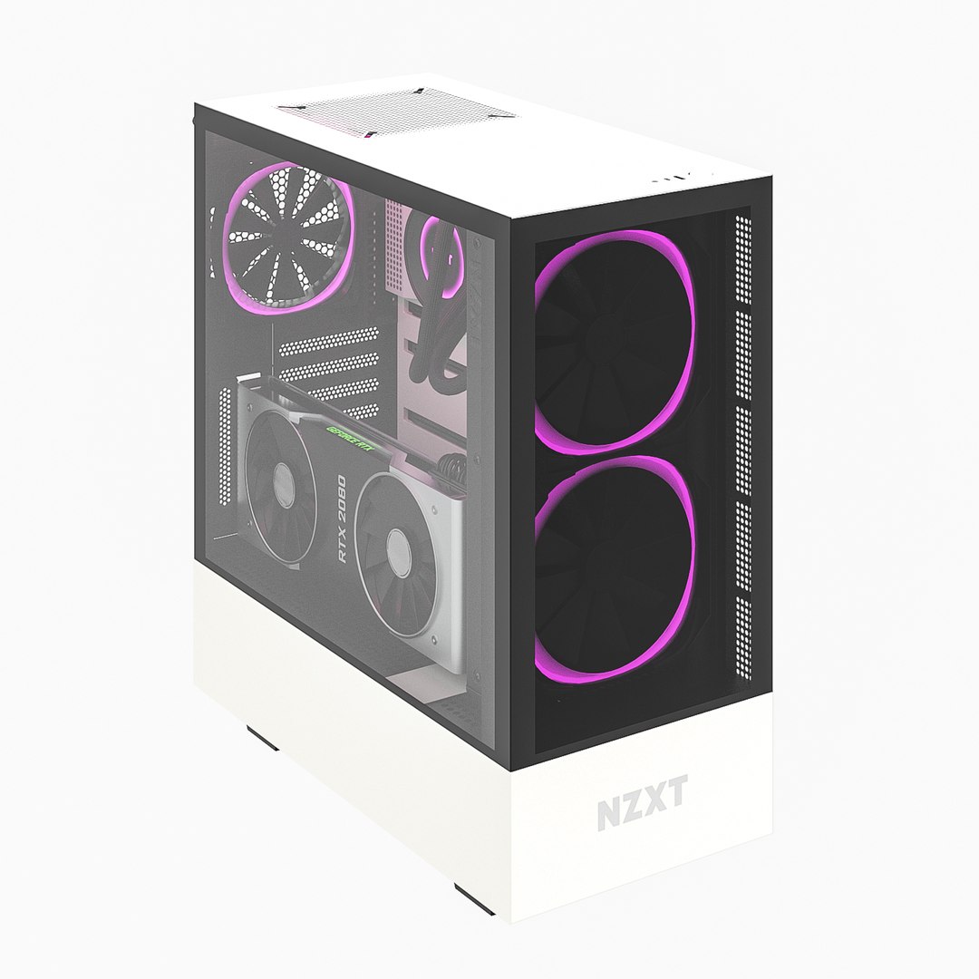 Nzxt Desktop Pc Model - TurboSquid 1657420