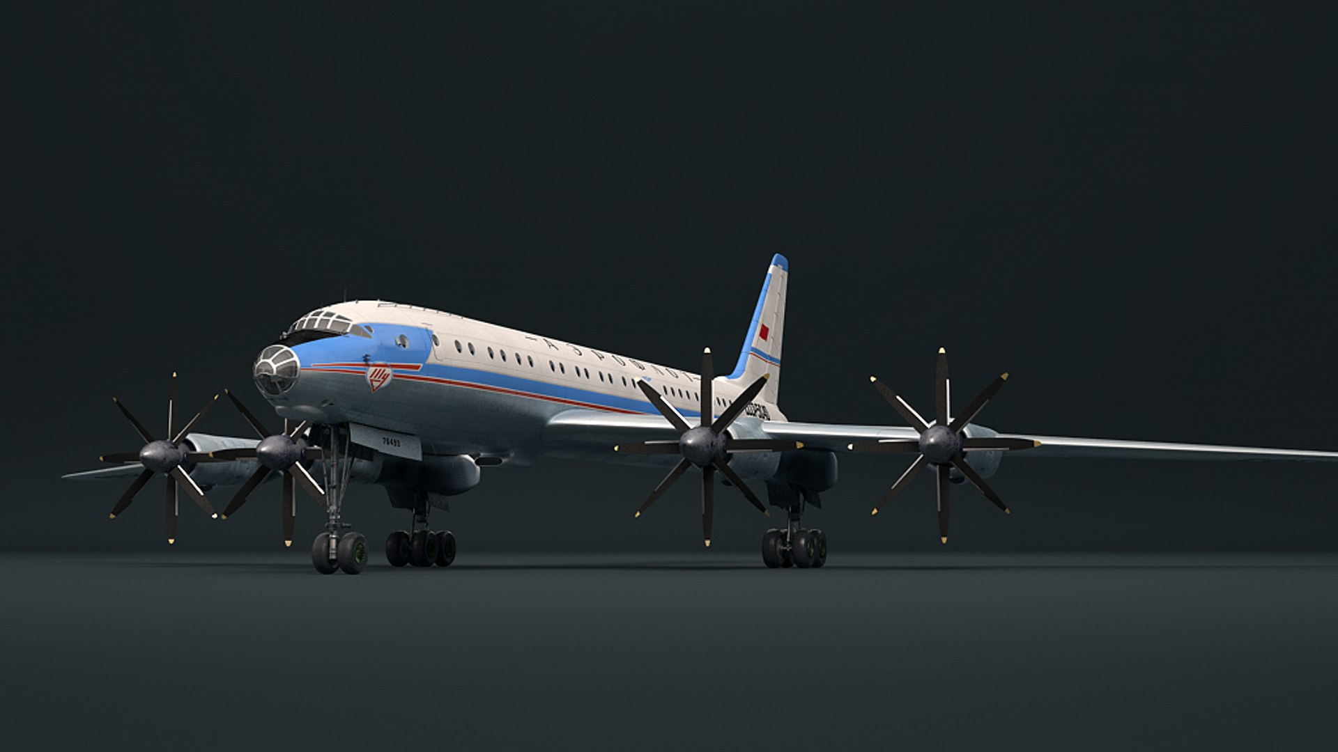 3D Model Tupolev Tu-114 - TurboSquid 1151221