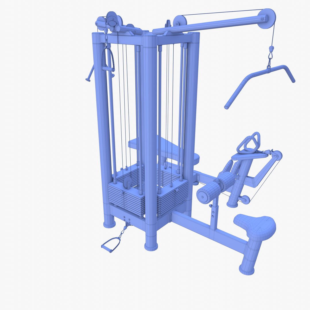 3D 4 Multi Station Jungle Machine V1 Model - TurboSquid 2012932