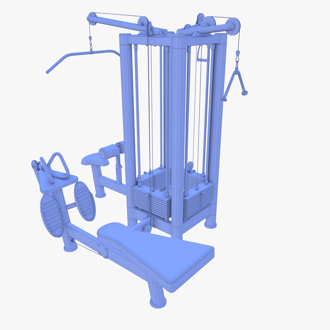 3D 4 Multi Station Jungle Machine V1 Model - TurboSquid 2012932