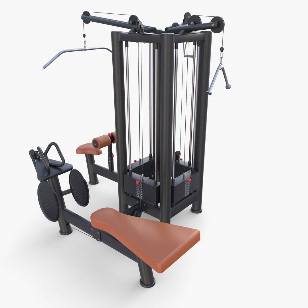 3D 4 Multi Station Jungle Machine V1 Model - TurboSquid 2012932