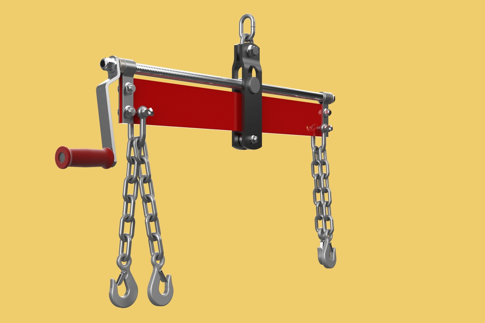 3D BALANCER LOAD LEVELER ENGINE HOIST LIFT CRANE ENGINE HOOK CHAIN ...