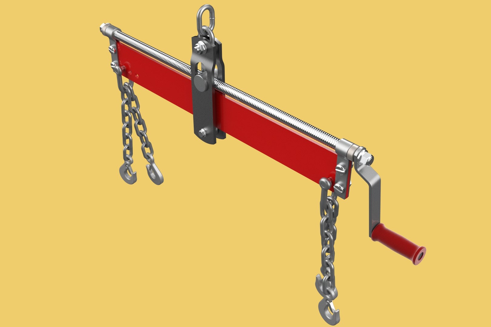 3D BALANCER LOAD LEVELER ENGINE HOIST LIFT CRANE ENGINE HOOK CHAIN ...