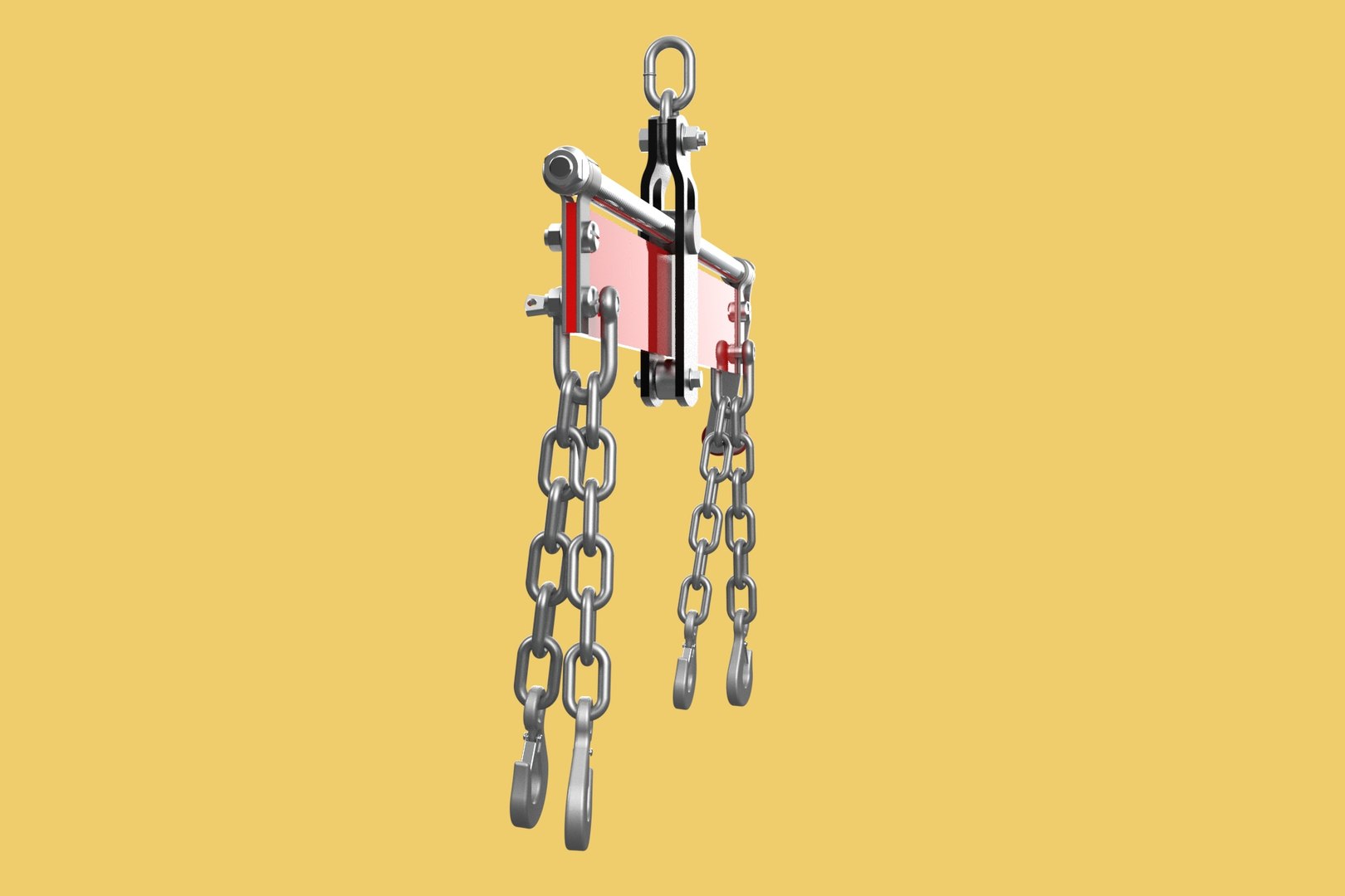 3D BALANCER LOAD LEVELER ENGINE HOIST LIFT CRANE ENGINE HOOK CHAIN ...