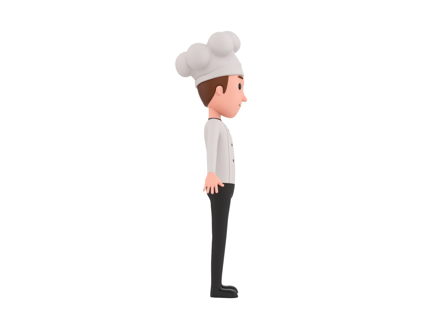 3D Character120 Rigged Chef Model - TurboSquid 1758520