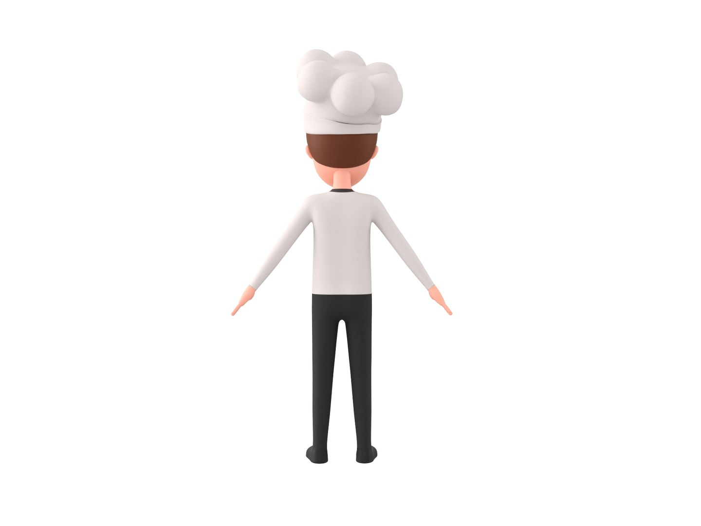 3D Character120 Rigged Chef Model - TurboSquid 1758520